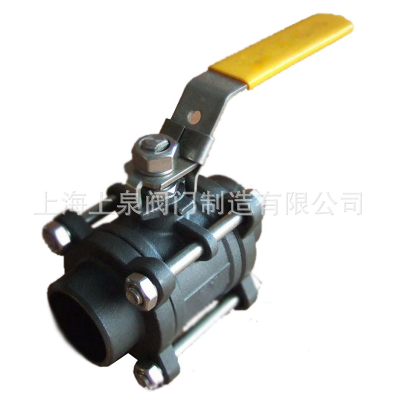 Q61F碳钢三片式焊接球阀 - 阀批发网