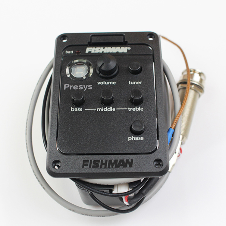 Best And Cheapest Guitar Pickups FISHMAN Presys Blend 301 Dual Mode Guitar Preamp EQ Tuner Piezo ...