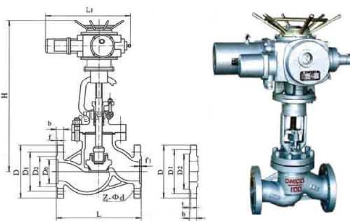 供应电动截止阀 电动法兰截止阀 截止阀J941W-16P - 阀批发网