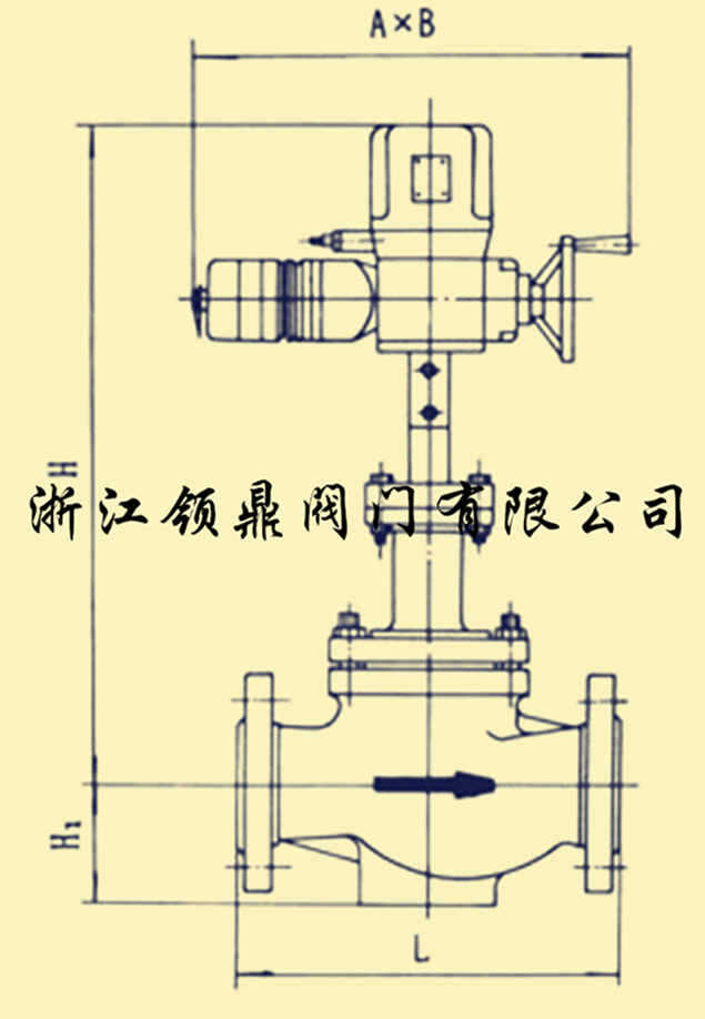ZAZM电动调节阀 电动套筒调节阀ZAZM-16C,ZAZM,厂家价格1850元/台,调节阀,浙江领鼎阀门有限公司-中国泵阀网(www.zgbfw.com)