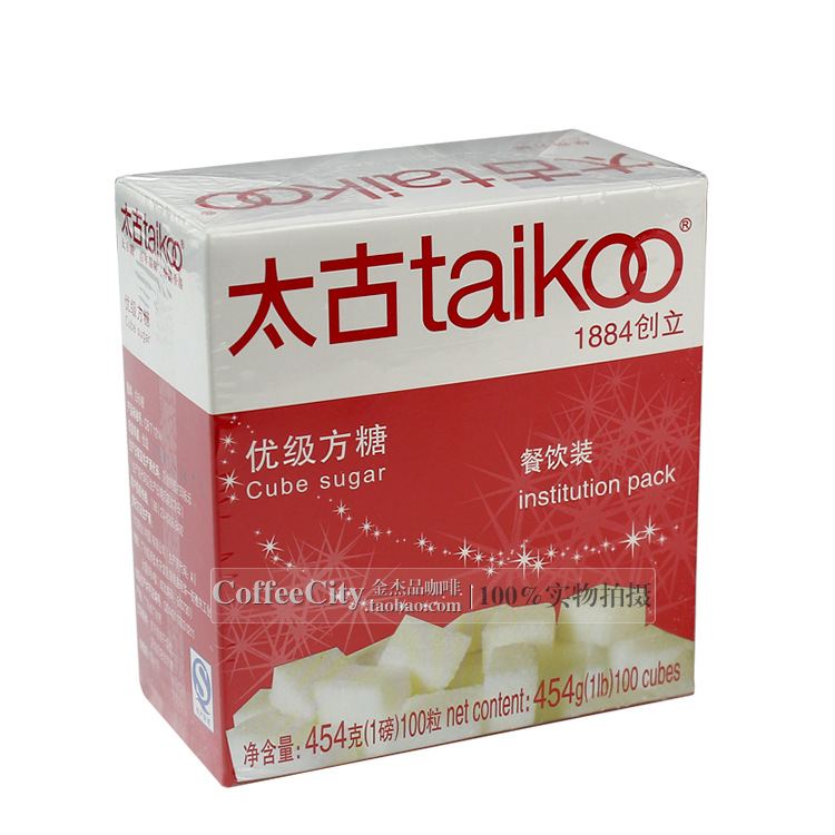 方糖 咖啡调糖 taikoo太古纯正方糖 白砂糖 咖啡调糖454g 100粒 - 食品饮料批发网